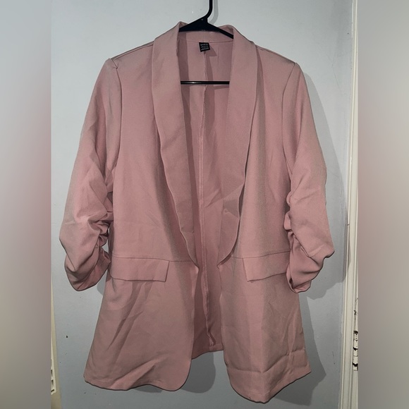 SHEIN | Jackets & Coats | Blush Pink Blazer Jacket | Poshmark
